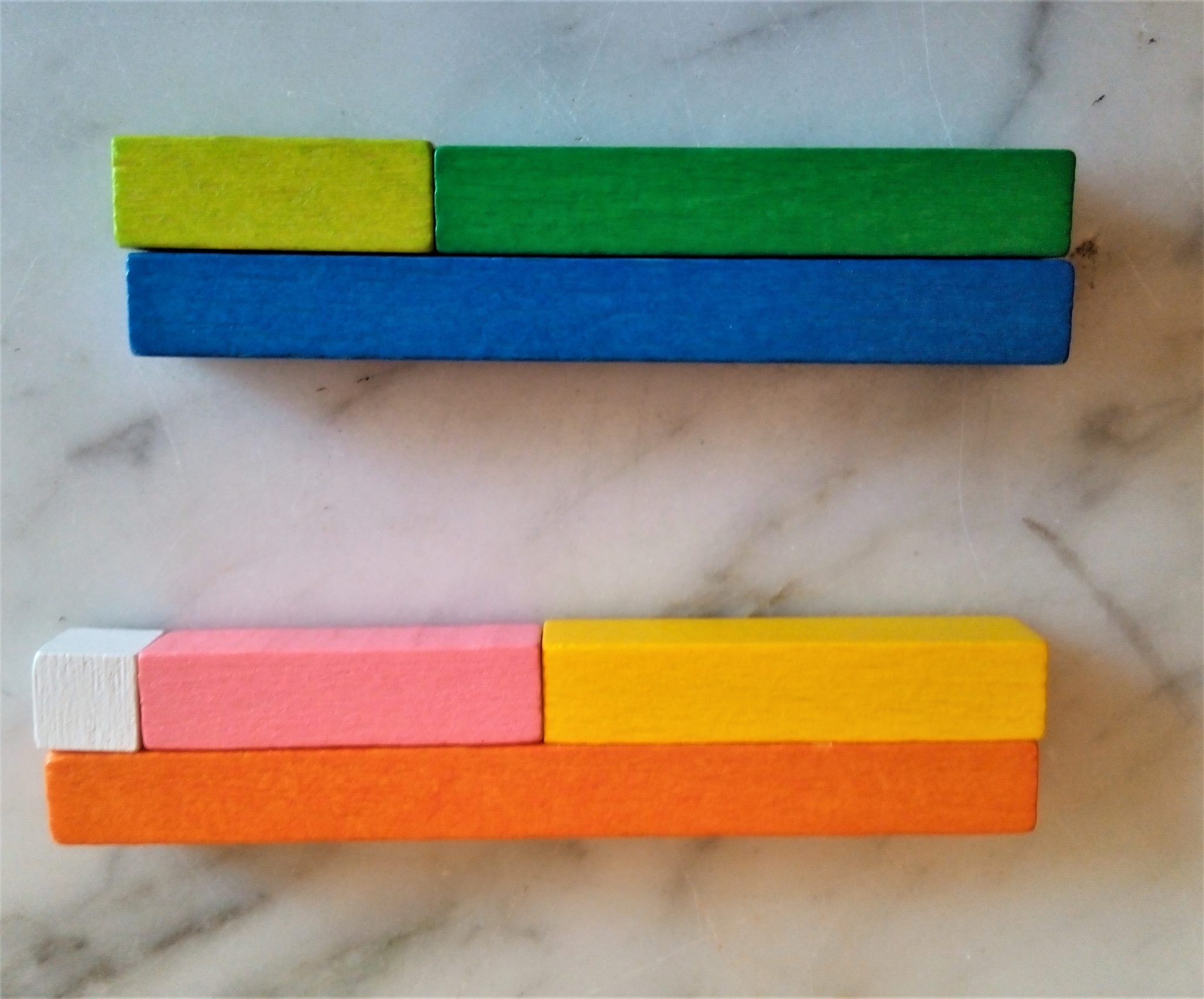 Regletas de Cuisenaire y matemáticas